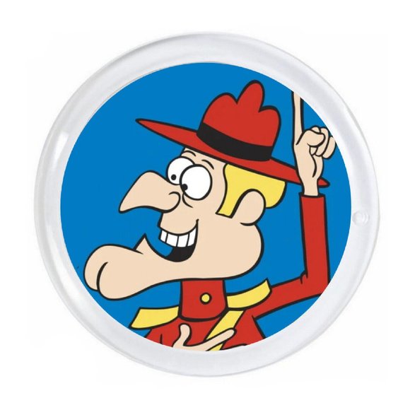 Art | Dudley Doright Magnet Big Round Almost 3 Inch Diameter With ...